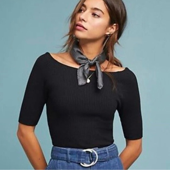 Anthropologie | Tops | Anthropologie Etttwa Lopera Elbow Sleeve Sweater ...